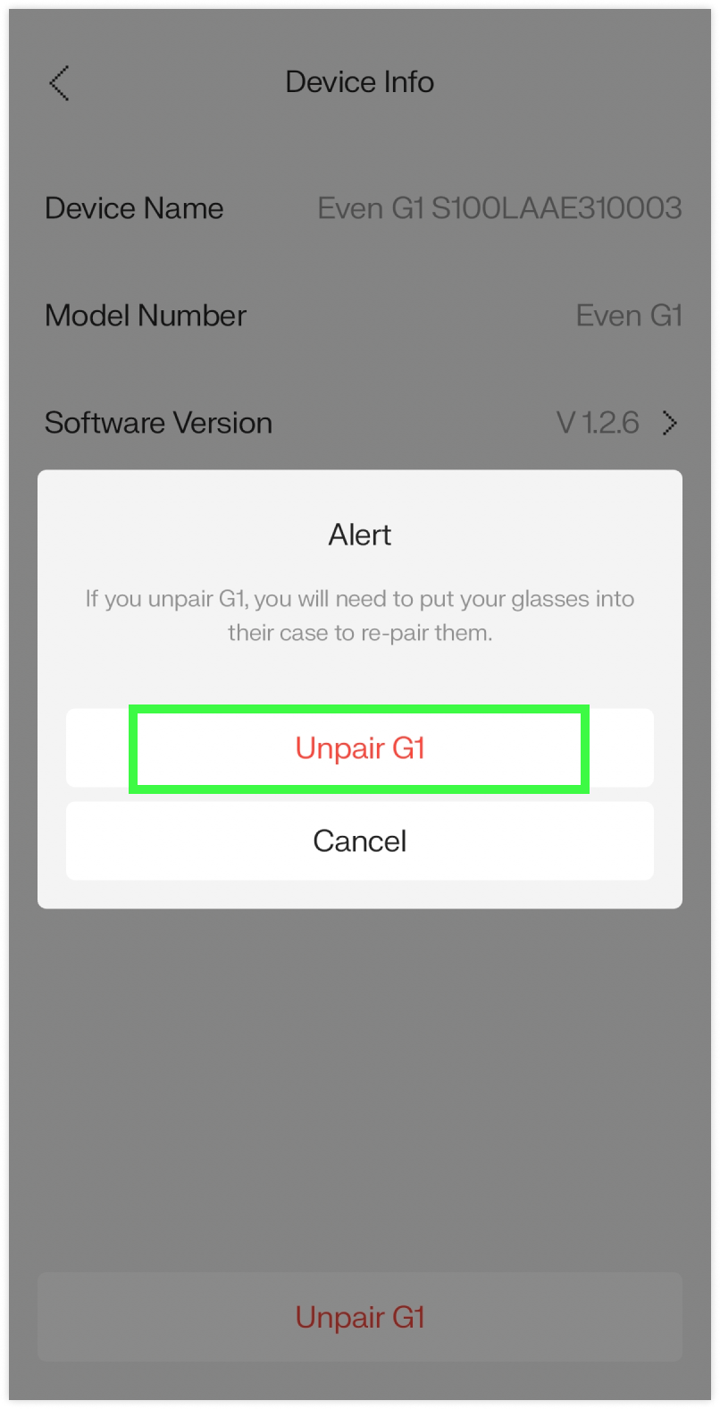 Resolving Even G1 Connection Issues – Even Support Center